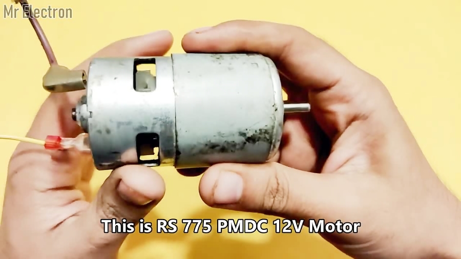 How to make a simple electric generator using DC 775 Motor