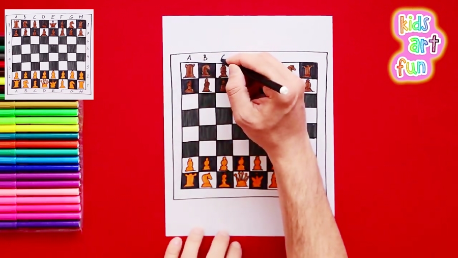 How to draw a Chess Board