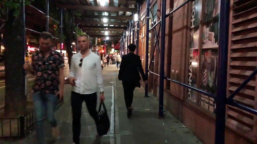 New York City — Night Walk In Times Square — Manhattan【4K】