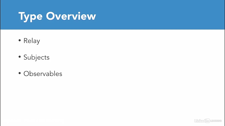 دانلود دوره ﻿RxJava - انواع قابل مشاهده