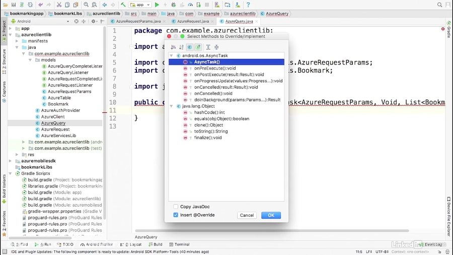 آموزش ﻿اندروید - Creating an Azure query task