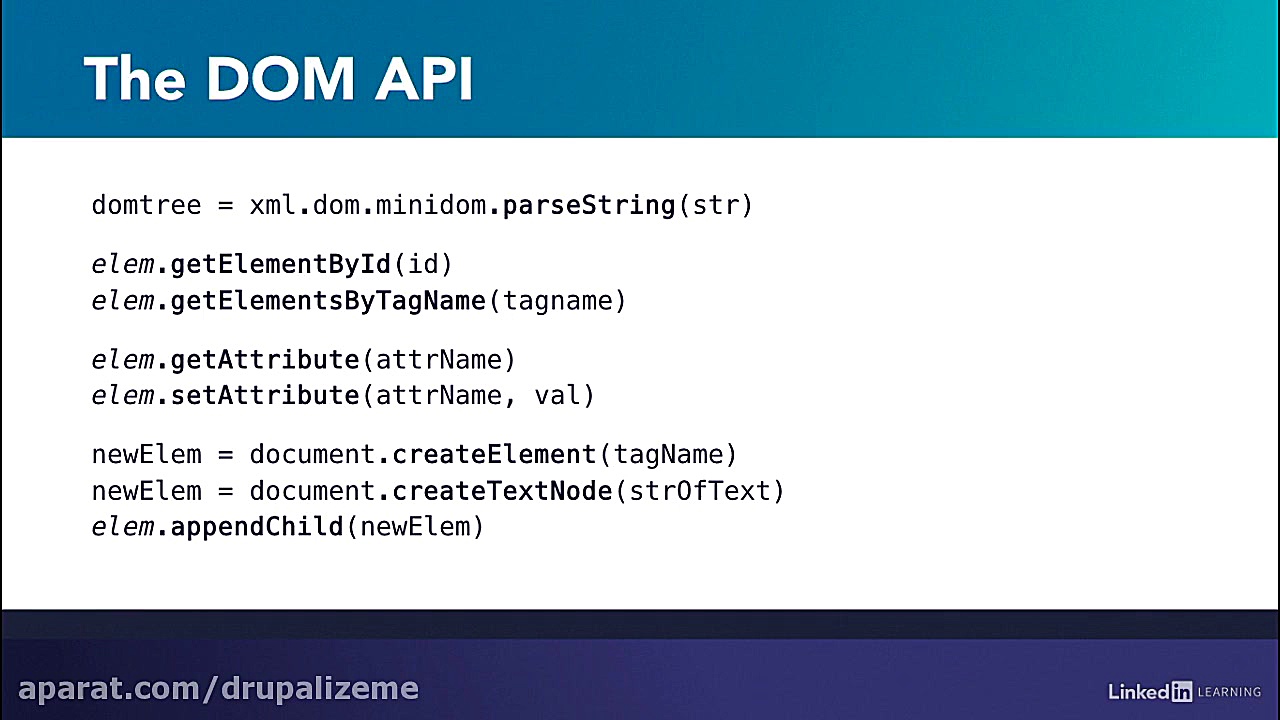 دانلود دوره ﻿Python - XML DOM