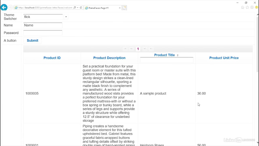 آموزش ﻿PrimeFaces - صادرات اطلاعات آسان با جزء DataExporter...