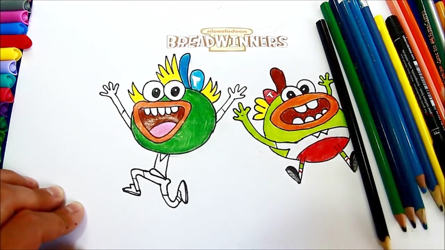 How to Draw SWAY SWAY BUHDEUCE Breadwinners Nickelodeon