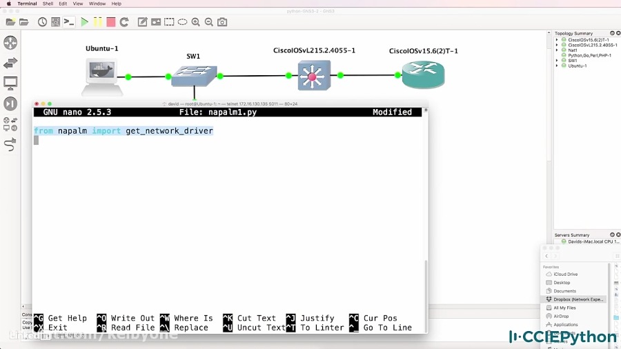 دانلود دوره ﻿CCIE Python - به سوئیچ وصل شوید