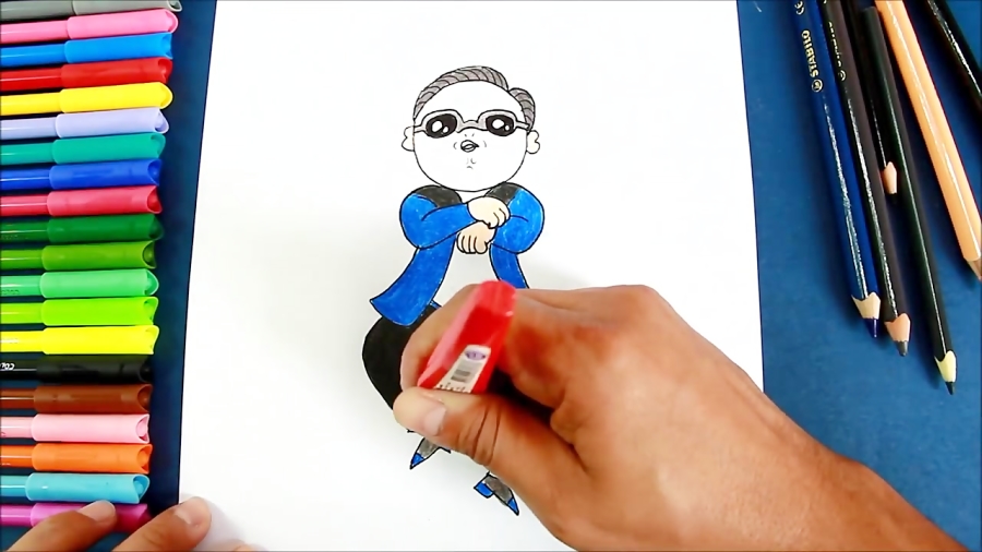 How to draw PSY (Gangnam Style)