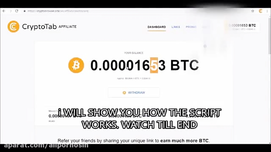 免费比特币Cryptotab Hack Script获得005和10 BTC 2019