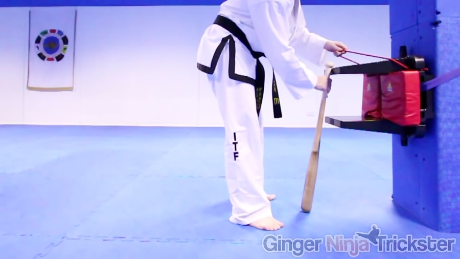 Baseball Bat Break with Shin Kick | GNT