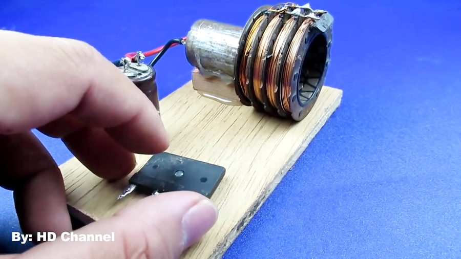 How to make Free energy 12V generator, New Technology project at Home