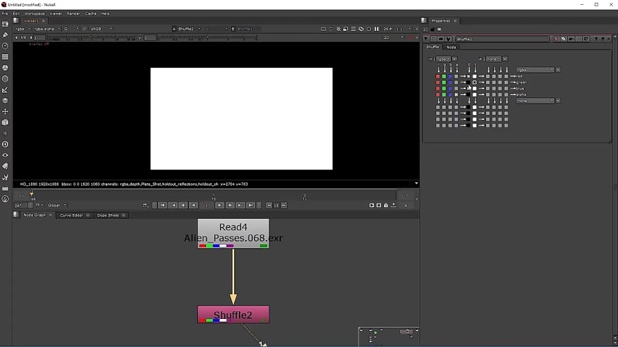 NKE 101- Nuke 101- PART 7: Shuffle, Copy, and Premults