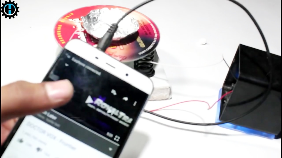 How to Make Speaker using CD at home