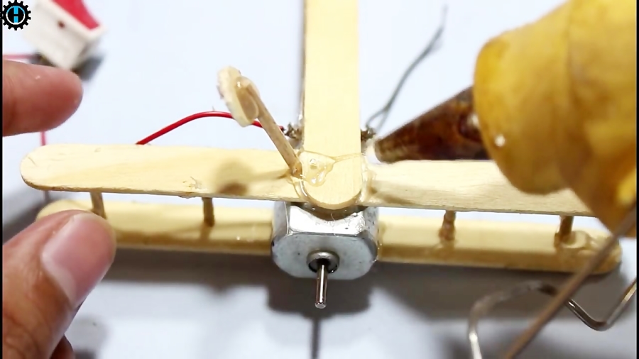 How to Make A Plane With DC Motor - Toy Wooden Plane DIY