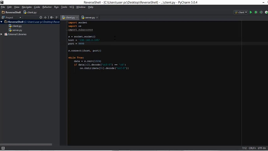 Python Network Programming 7 - Python Socket client ( Socket Programming )