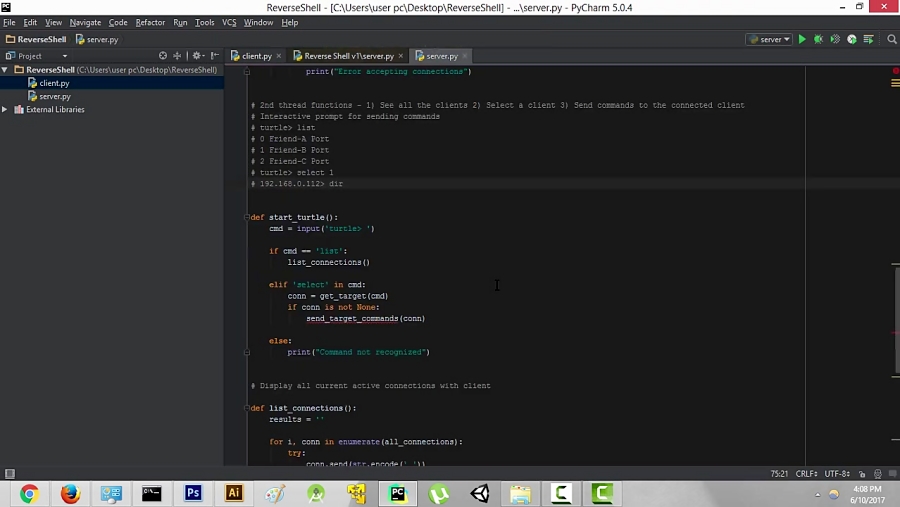 Python Network Programming 15 - Connecting to a Computer Remotely