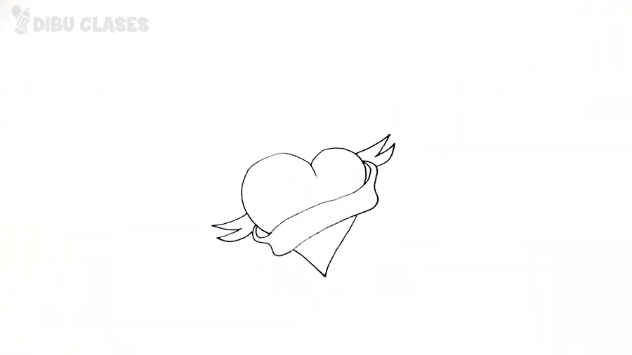 Cómo dibujar un Corazon Bonito paso a paso y fácil