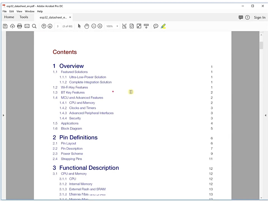 ESP32 Lesson 01: Feature Review