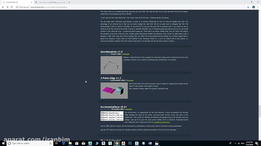 آموزش اسکریپت 3-point-Align در 3DMAX