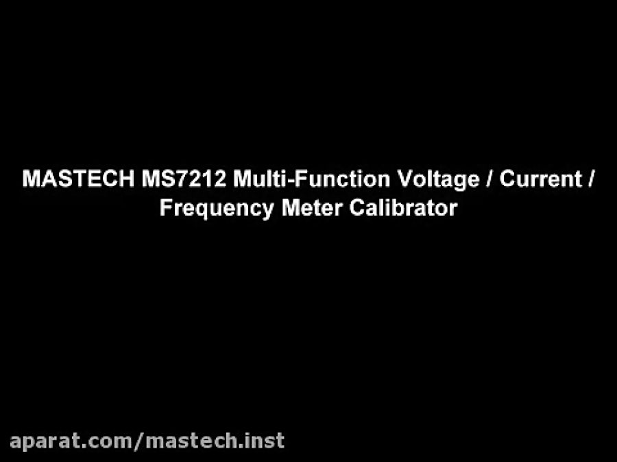 فروش کالیبراتور مولتی فانکشن مستک MASTECH MS 7212 - شرکت متروتیک
