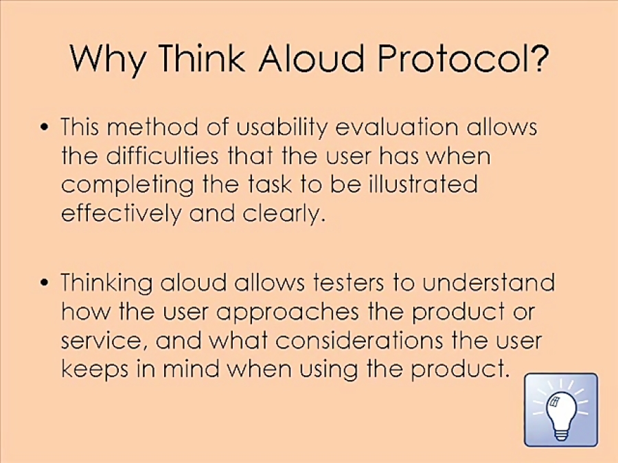 Think Aloud Protocol