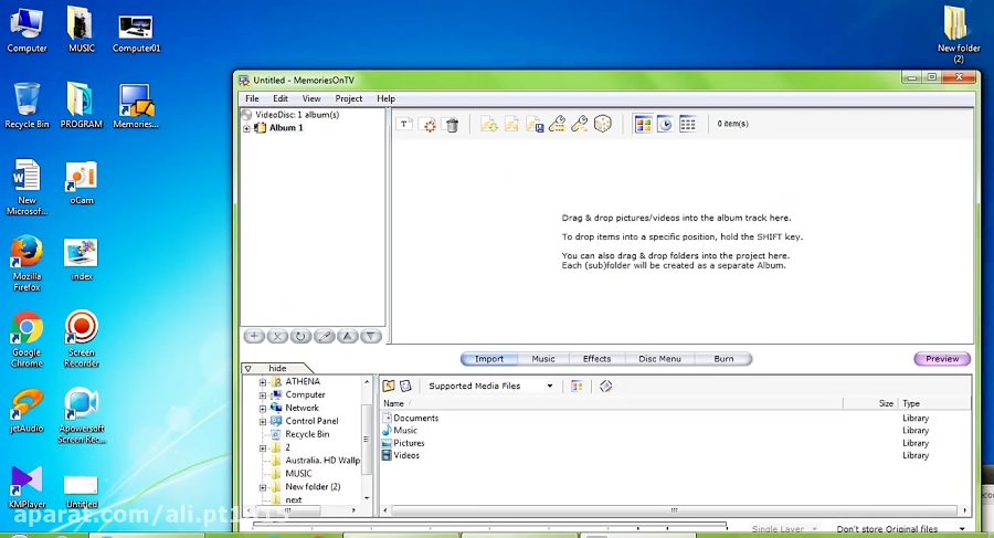 آموزش کار با نرم افزار های allok و video converter master
