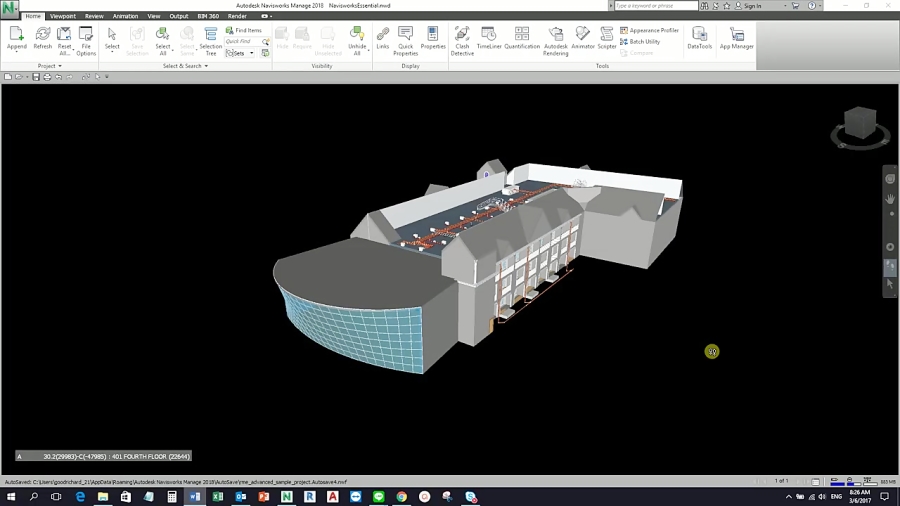 NAVISWORKS TUTORIAL: LESSON 25_HOW TO USE CLASH DETECTIVE TOOL IN ...