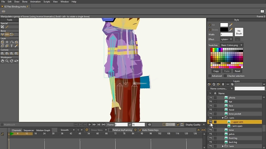 Flexi-Binding Method | Moho Pro 12 | Rigging Tutorial