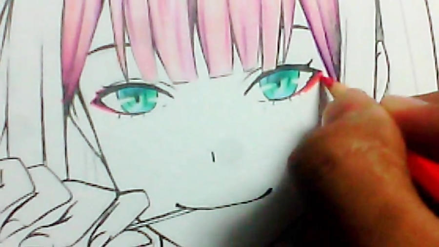 How to Draw Zero two || Darling In The Franxx