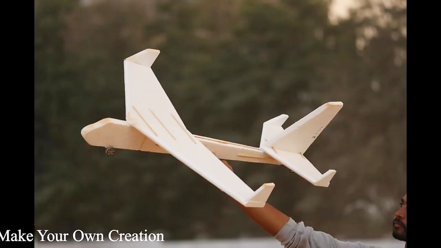 How to make a airplane - Flying aeroplane