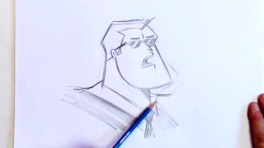 How to Draw a Spy - for Beginning Cartoonists