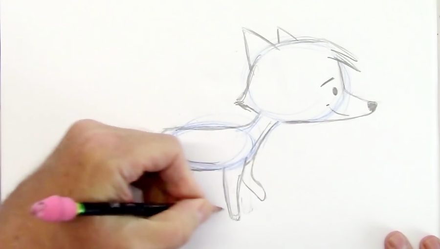 Learn to Draw a Simple Fox