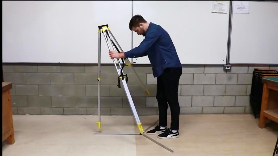 How to set out coordinate points using Leica TC407