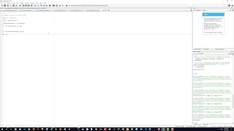 Deep Learning Exercise HW1_PartA