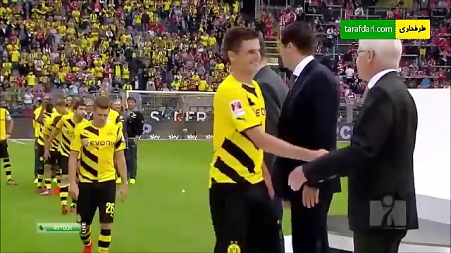 جشن قهرمانی دورتموند در سوپر کاپ آلمان