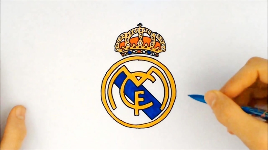 How to Draw the Real Madrid Logo (CF)