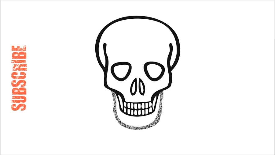 How to Draw a Pirate Skull (skeleton)
