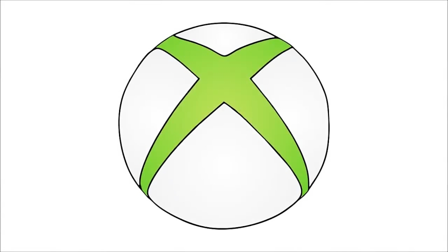How to Draw the Xbox Logo (symbol, emblem)