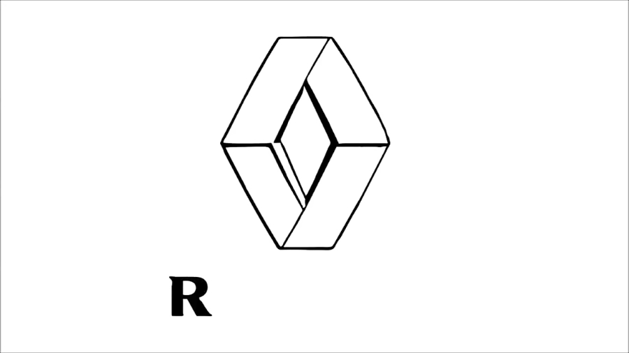 How to Draw the Renault Logo