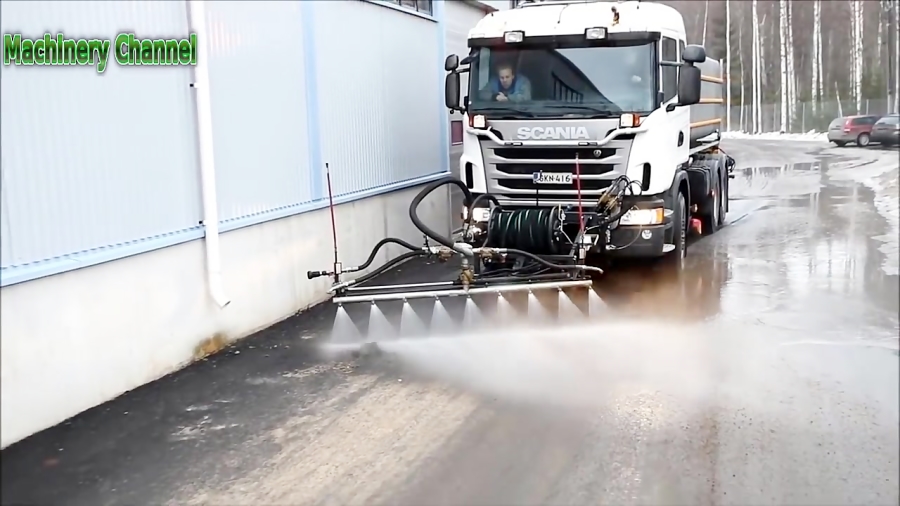 Most Satisfying Modern Technology Street Sweeper Machine, Fastest Road