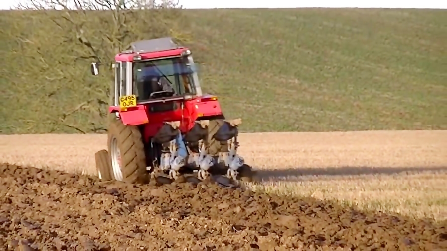 Tractor Transformer Harvester Plow Smart Cowshed Cow Hay Bale Handling ...