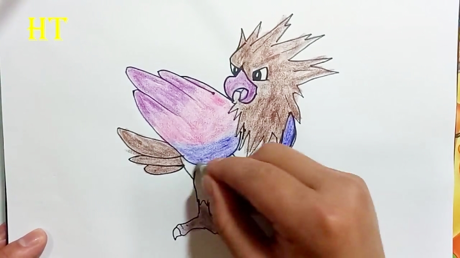 How to draw a Spearow from Pokemon