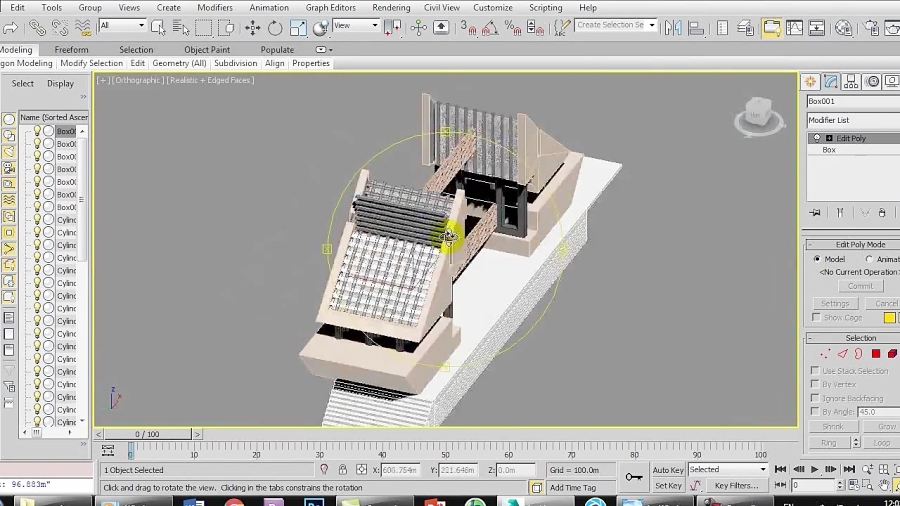 Examples of student's works at 3ds Max Workshop