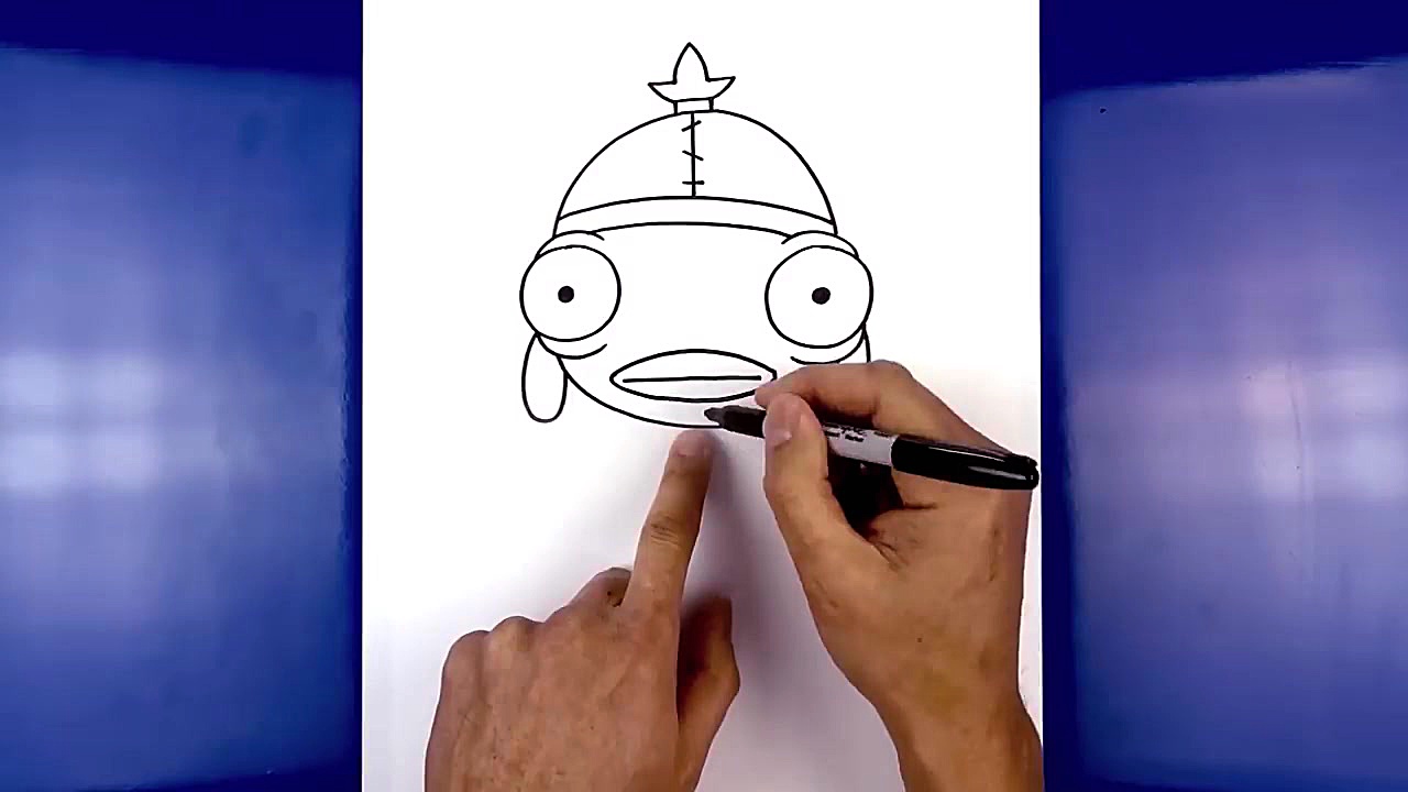 How to Draw Fortnite | Fishstick | Step-by-Step