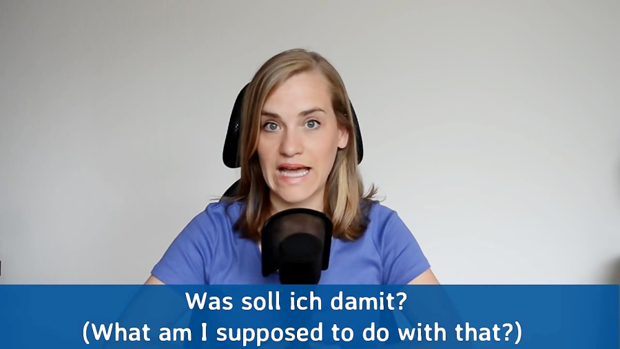 German Lesson (283) - Da Compounds - Part 2: damit - 25 Examples - B1