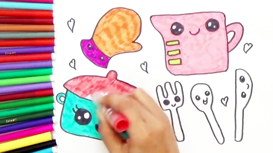 How to draw Cute Kitchen Tools - Cute and Easy | BoDraw