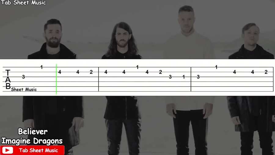 Imagine Dragons - Believer Guitar Tutorial