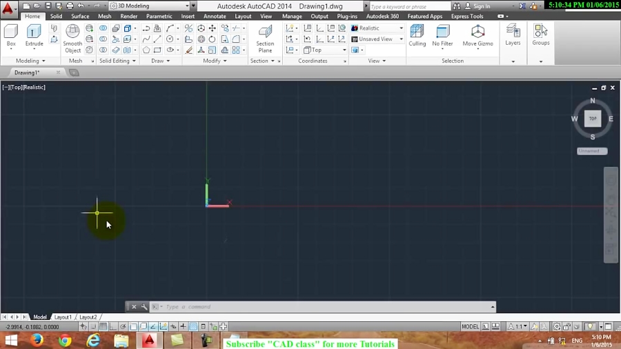 3D - Helix (spring) design in AutoCAD (Basic)