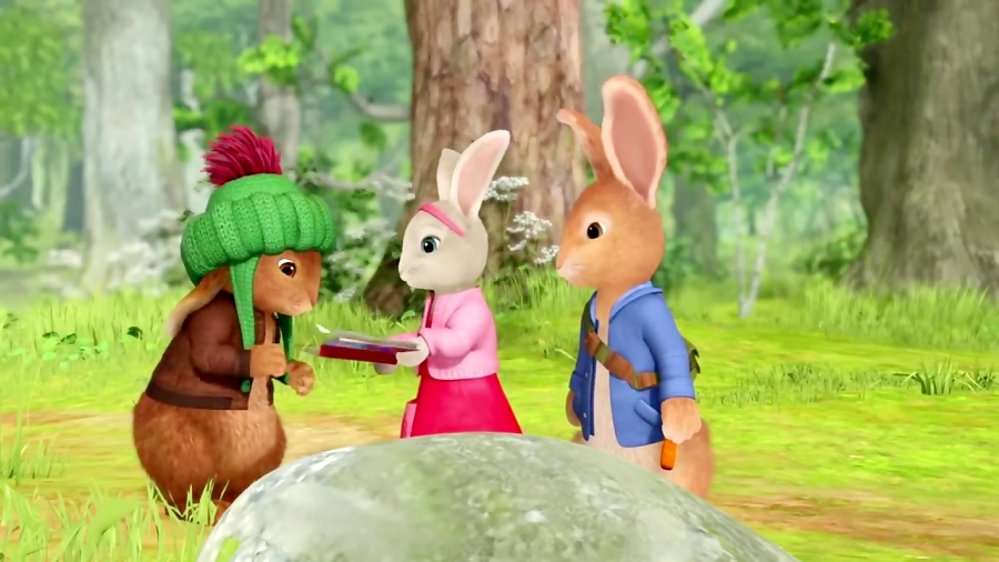 Peter Rabbit - Taking the Map to the Rabbits Home | Cartoons for Kids