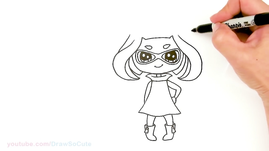 How to Draw Pearl from Splatoon
