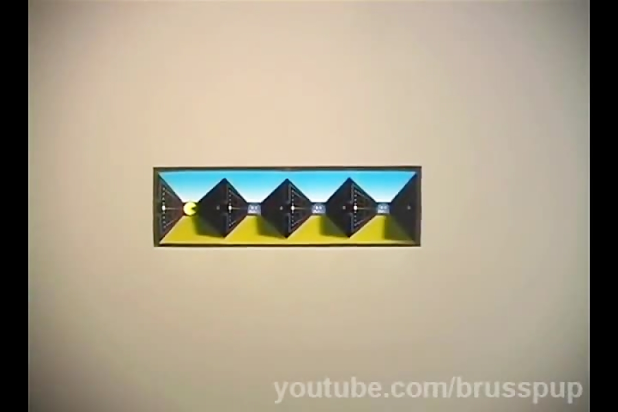 Amazing Pacman Poster Illusion!