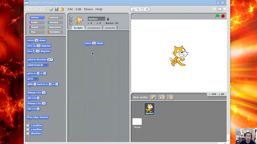 Raspberry Pi 2 Scratch Programming - 2 - Motion